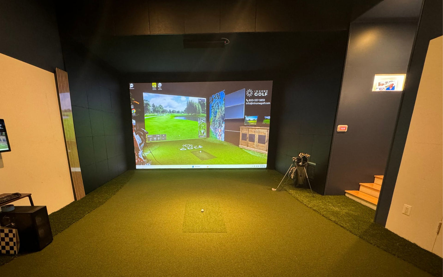 InHome Golf - Custom Designed and Built Golf Simulators