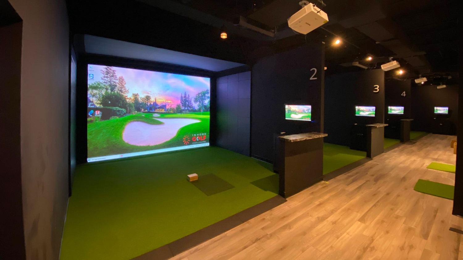 Commercial Golf Simulator Gallery | InHome Golf